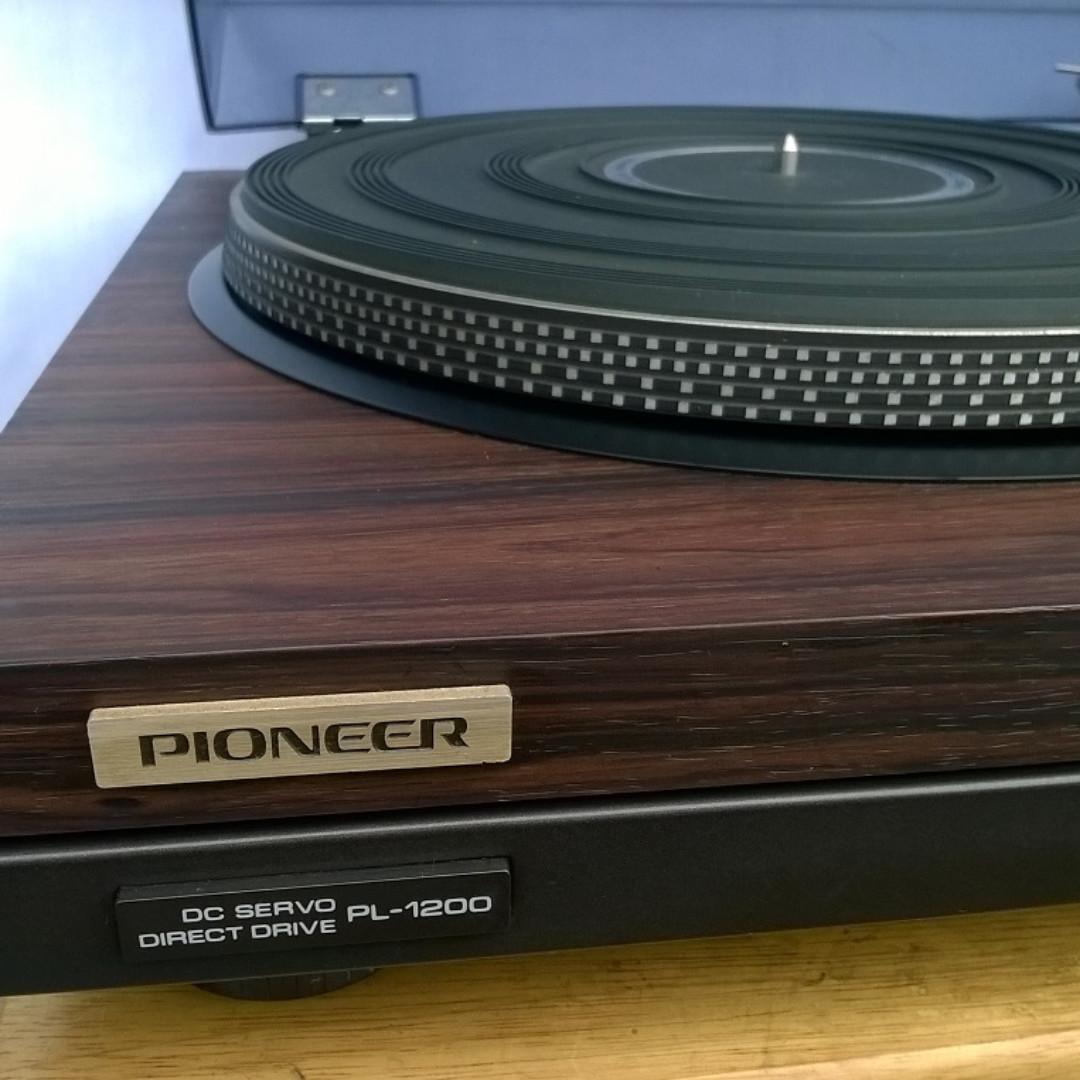 PIONEER PL-1200 TURNTABLE, Audio, Other Audio Equipment on Carousell