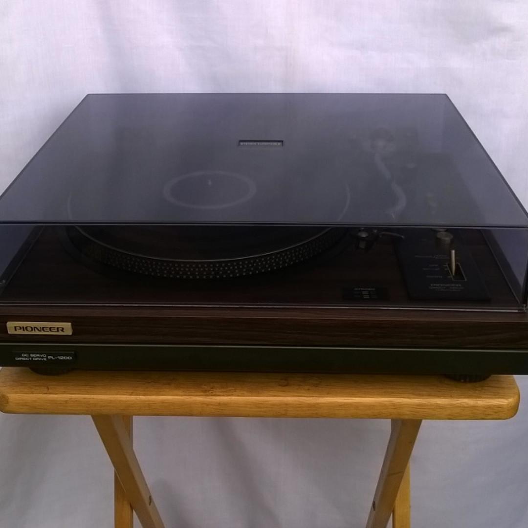 PIONEER PL-1200 TURNTABLE, Audio, Other Audio Equipment on Carousell