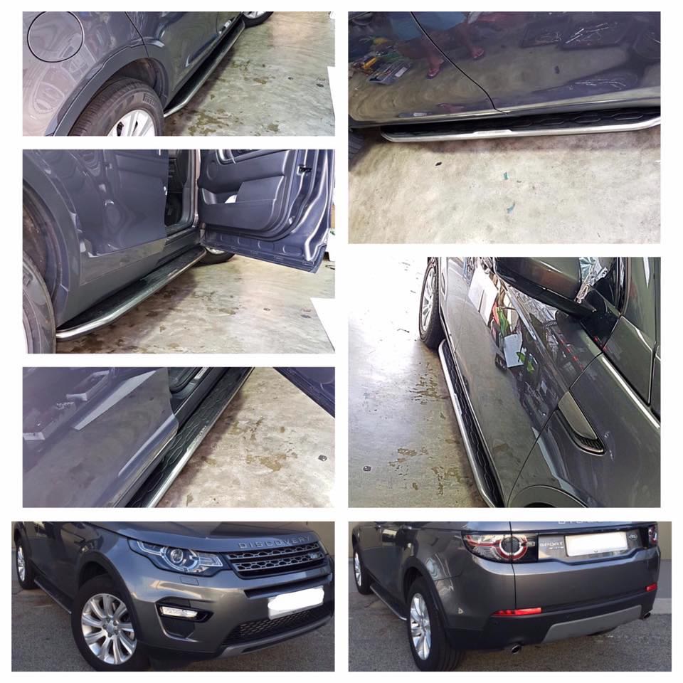 Range Rover and Land Rover Aluminium Side Steps installed on Range ...