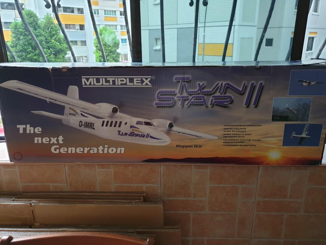 Rc planes multiplex twin star 2, Hobbies & Toys, Toys & Games on Carousell