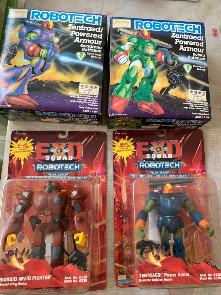 Robotech macross exo squad harmony gold zentraedi powered armour ...