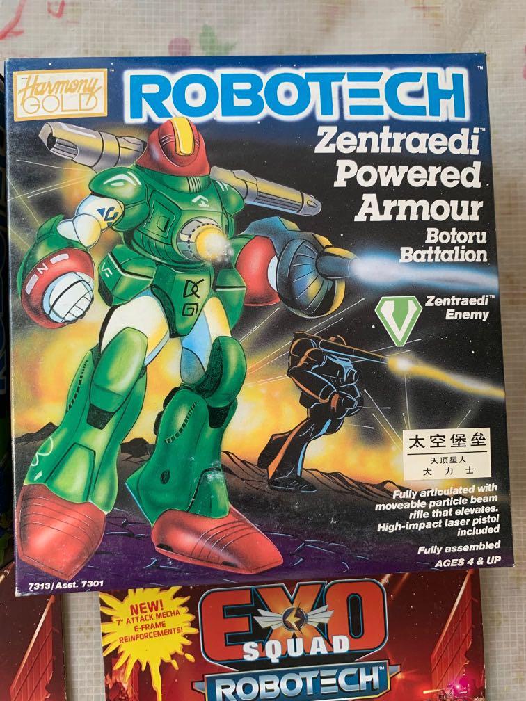Robotech macross exo squad harmony gold zentraedi powered armour ...