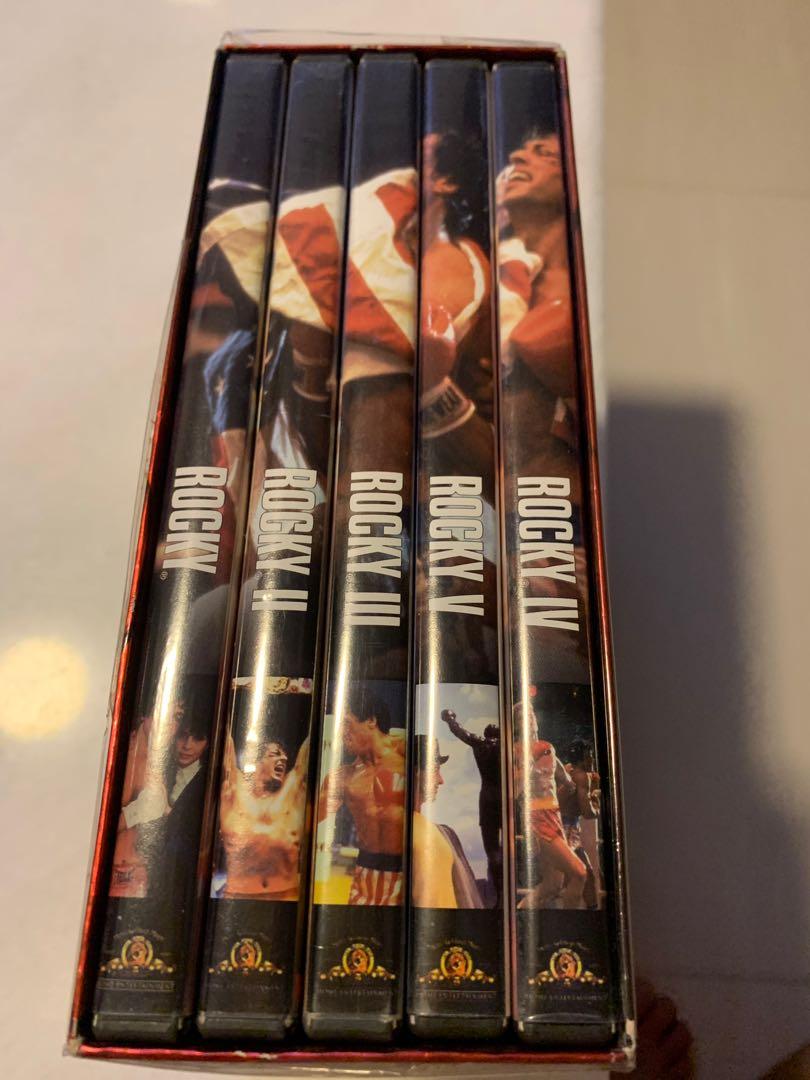 Rocky I, II, III, IV & V (5 DVD Movies), Hobbies & Toys, Music & Media ...