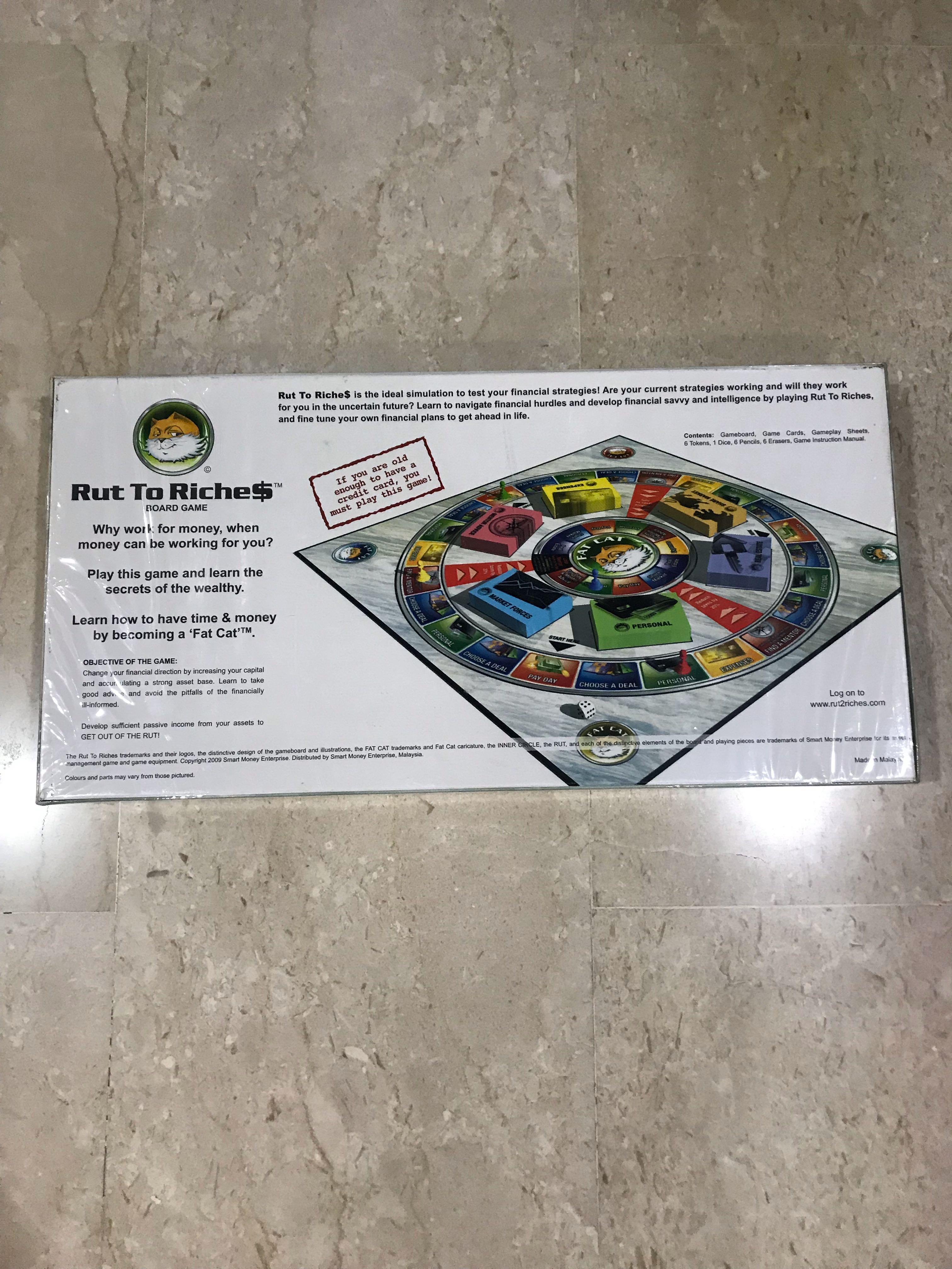 Rut To Riches Board Game, Hobbies & Toys, Toys & Games on Carousell