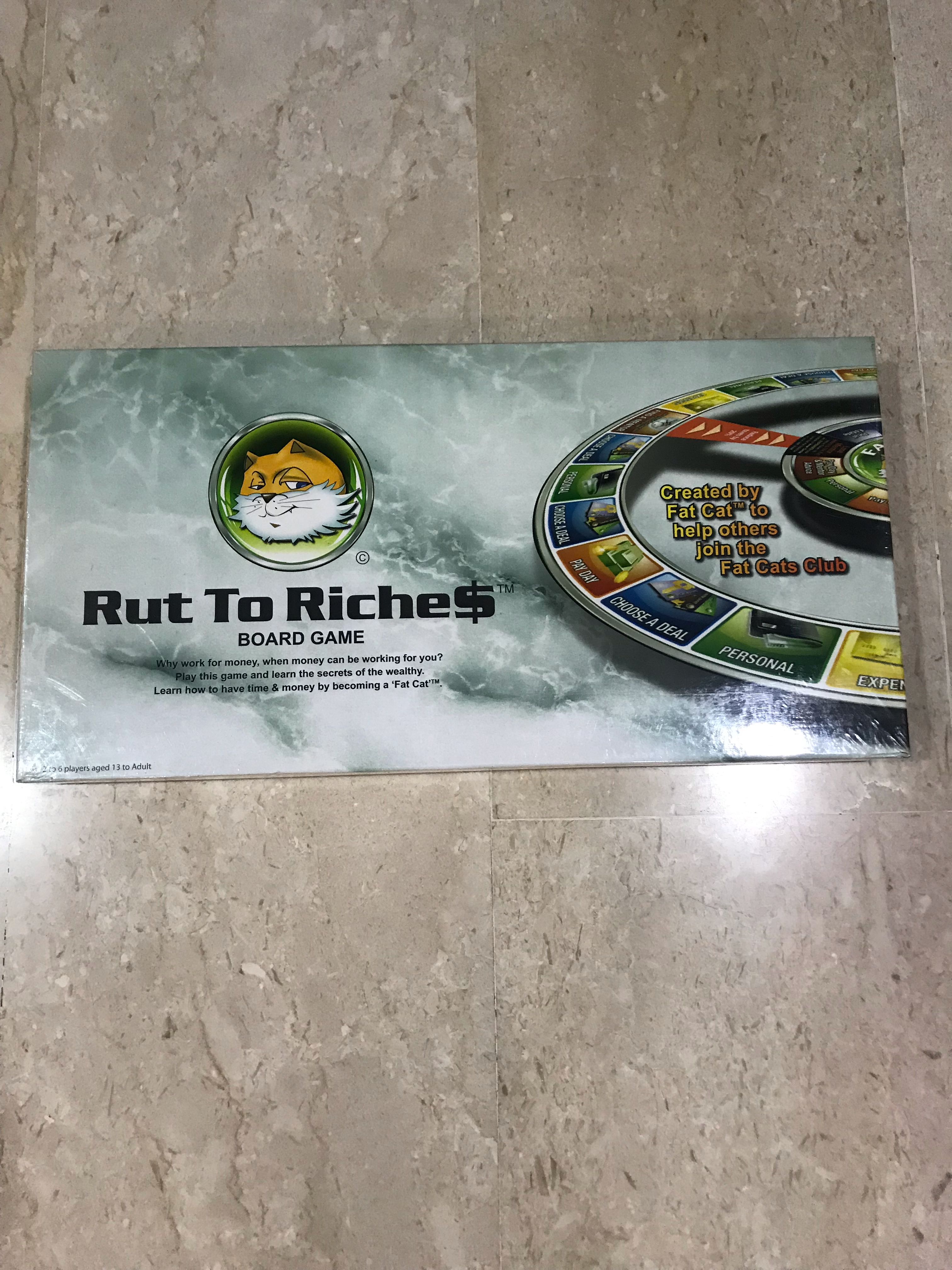 Rut To Riches Board Game, Hobbies & Toys, Toys & Games on Carousell