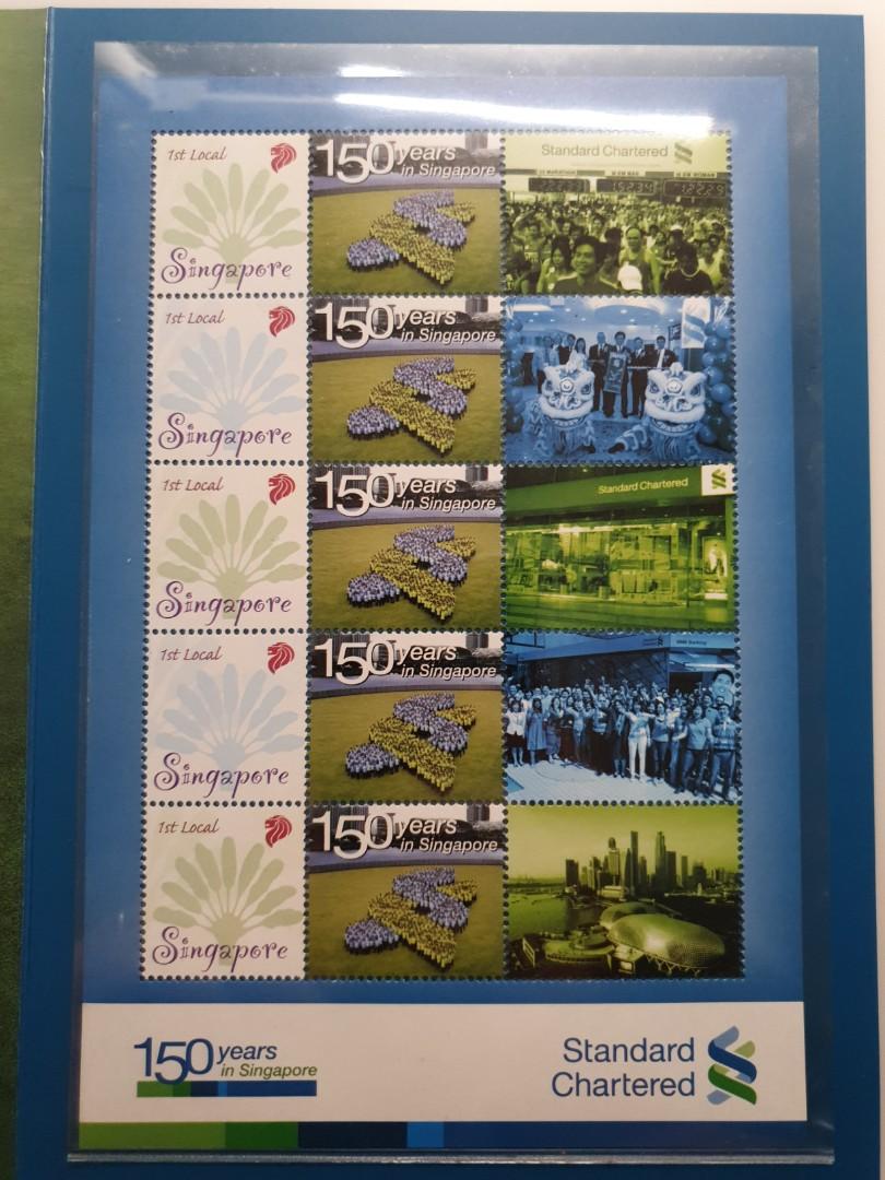 150th Year Standard Chartered Bank Uncirculated Stamps, Hobbies & Toys ...