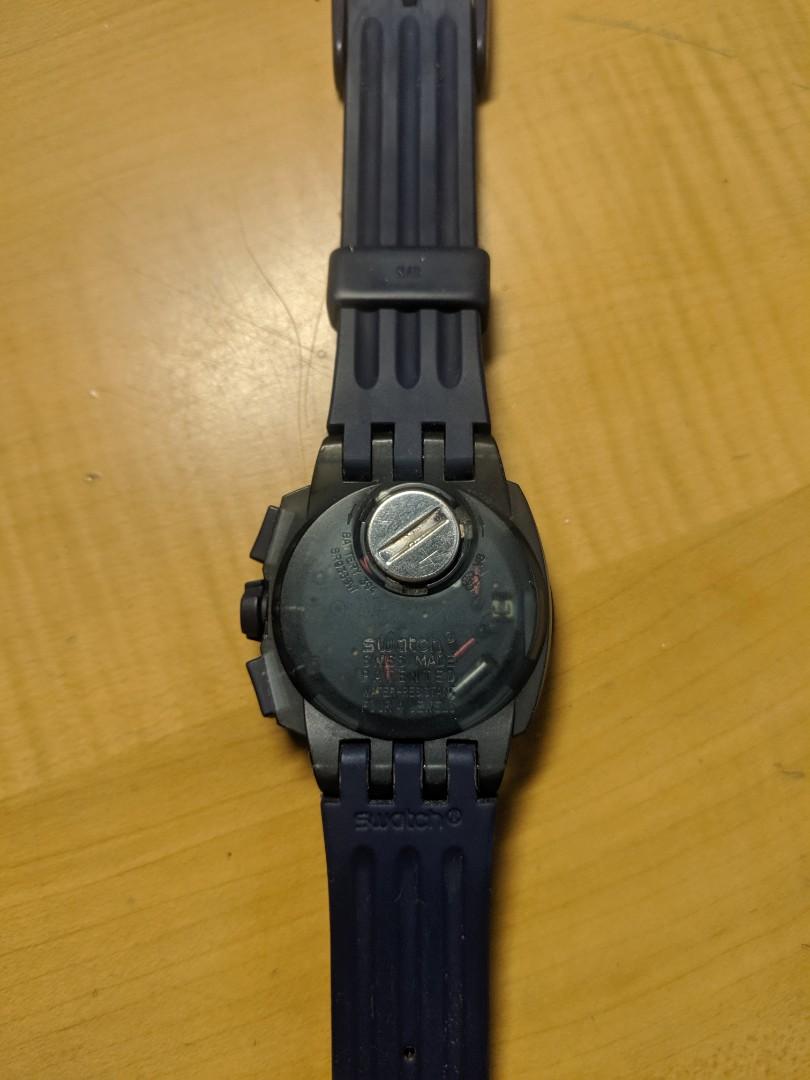 Swatch Chronograph "Blue Hero", Men's Fashion, Watches & Accessories ...