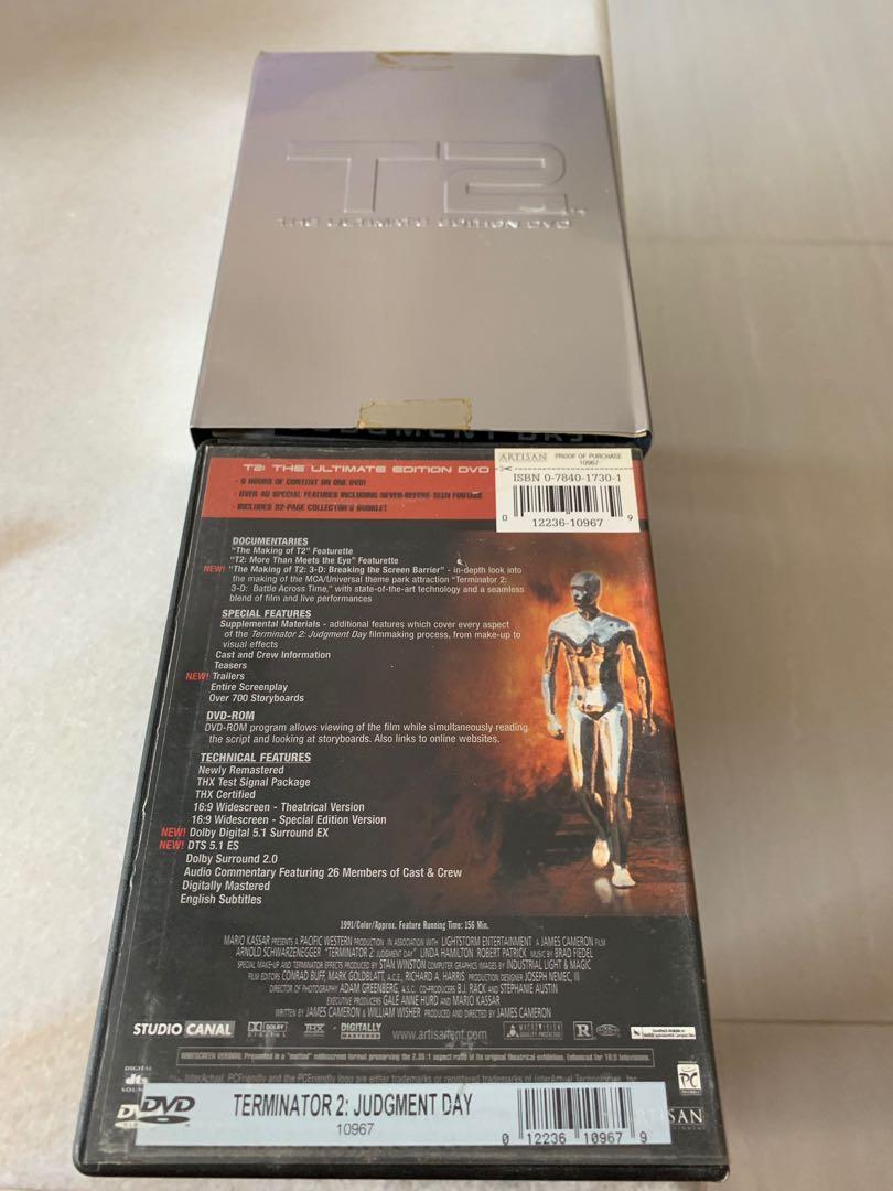 Terminator T2 The Ultimate Edition DVD (Collector), Hobbies & Toys ...