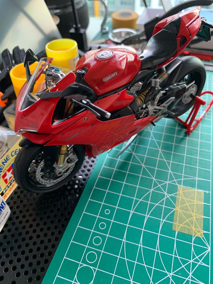 Tamiya 1/12 Ducati bike model kit, Hobbies & Toys, Toys & Games on ...