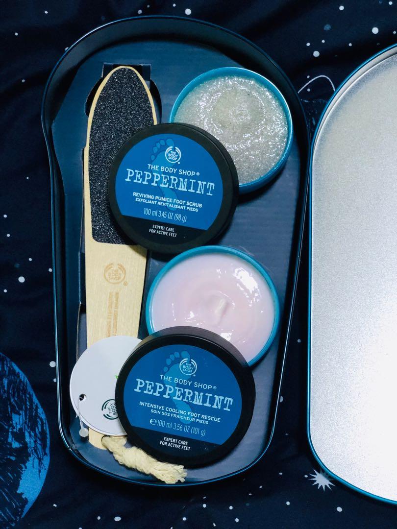 The Body Shop - Peppermint Expert Care Kit for Active Feet, Beauty ...