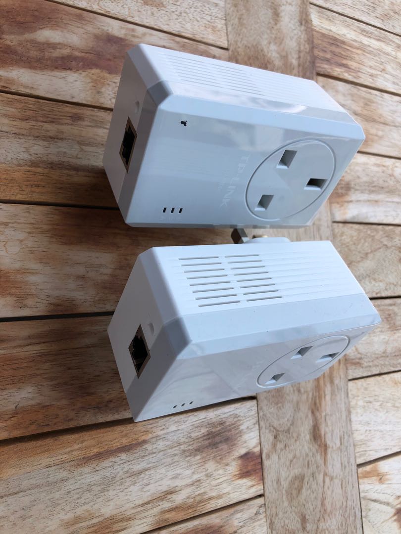 TP Link AV500 Power line adapter with AC pass through, Computers & Tech ...