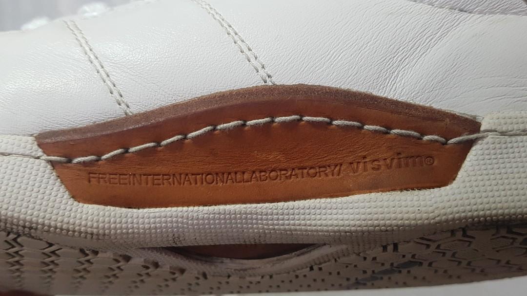 Visvim Foley Folk White Leather Sneaker, Men's Fashion, Footwear, Sneakers on Carousell