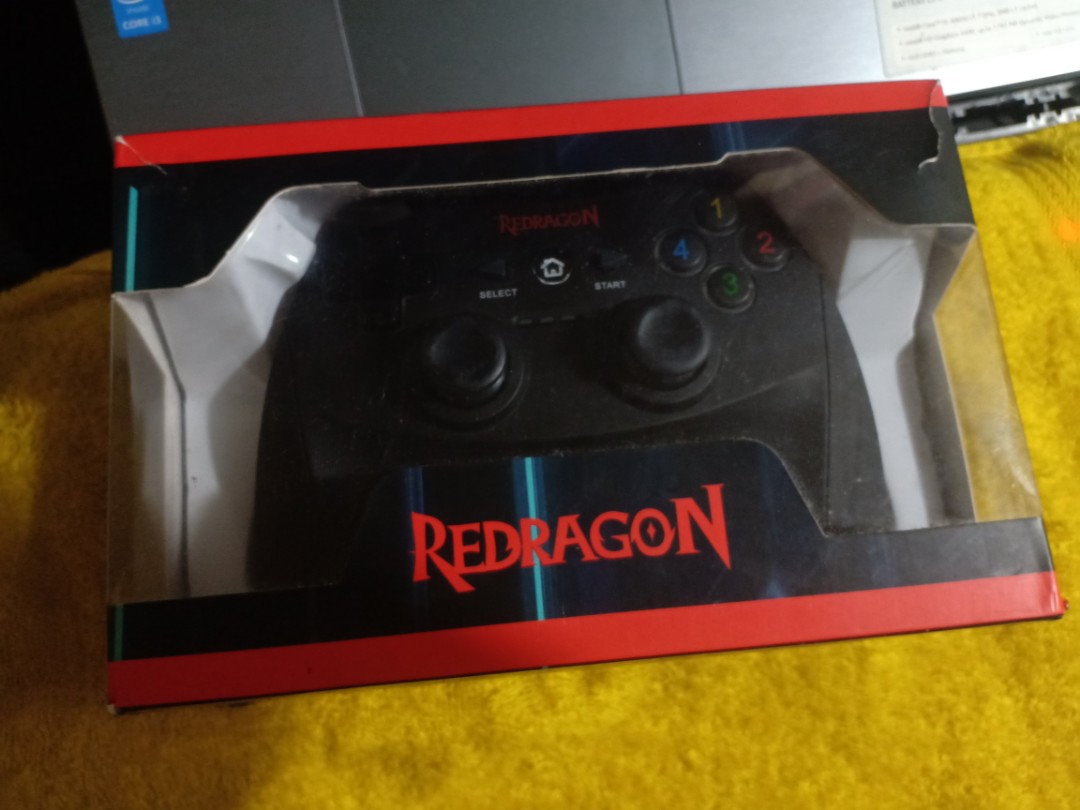 Wireless Controller red dragon, Video Gaming, Gaming Accessories ...