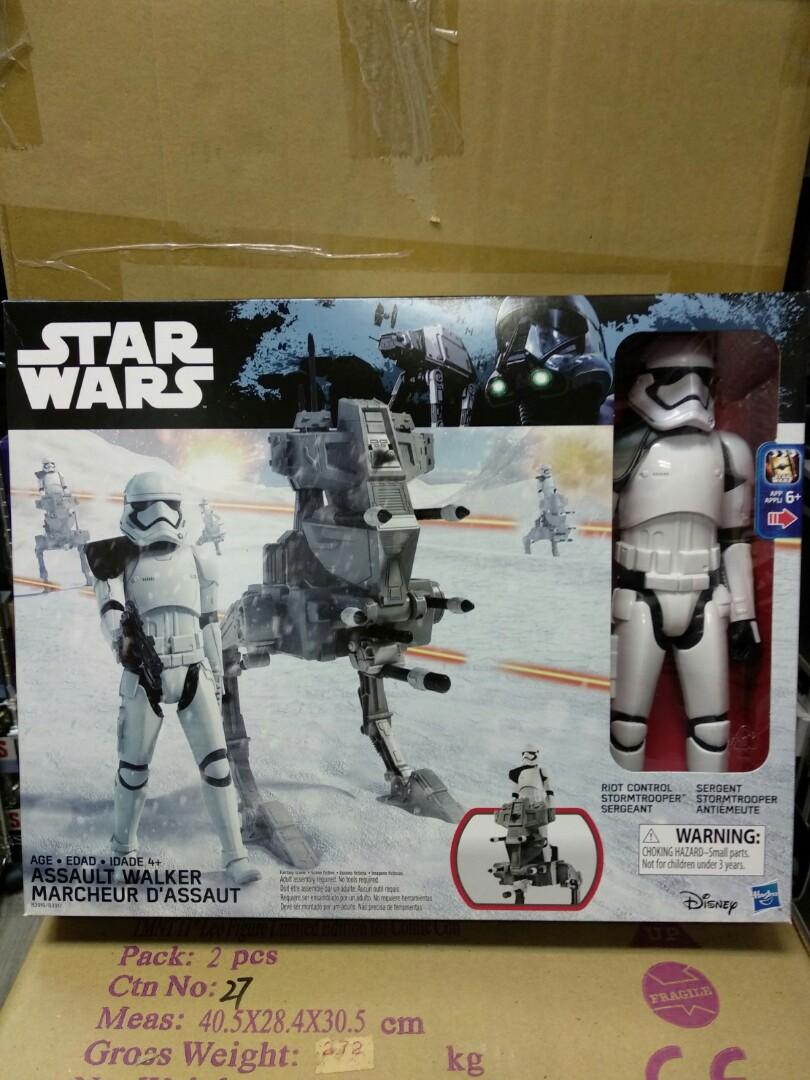 星球大戰 12 Inch Riot Control Stormtrooper Sergeant and Assault Walker, 興趣及 ...
