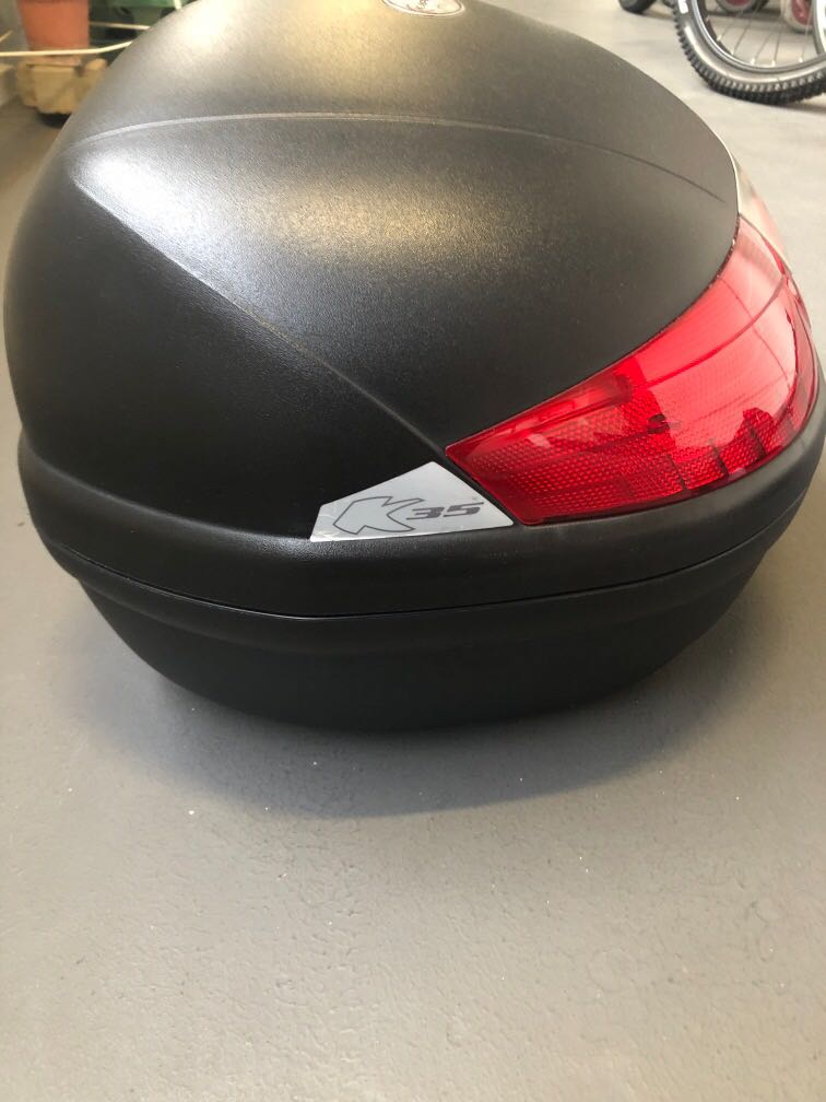 Aerox rack and box, Motorcycles, Motorcycle Accessories on Carousell