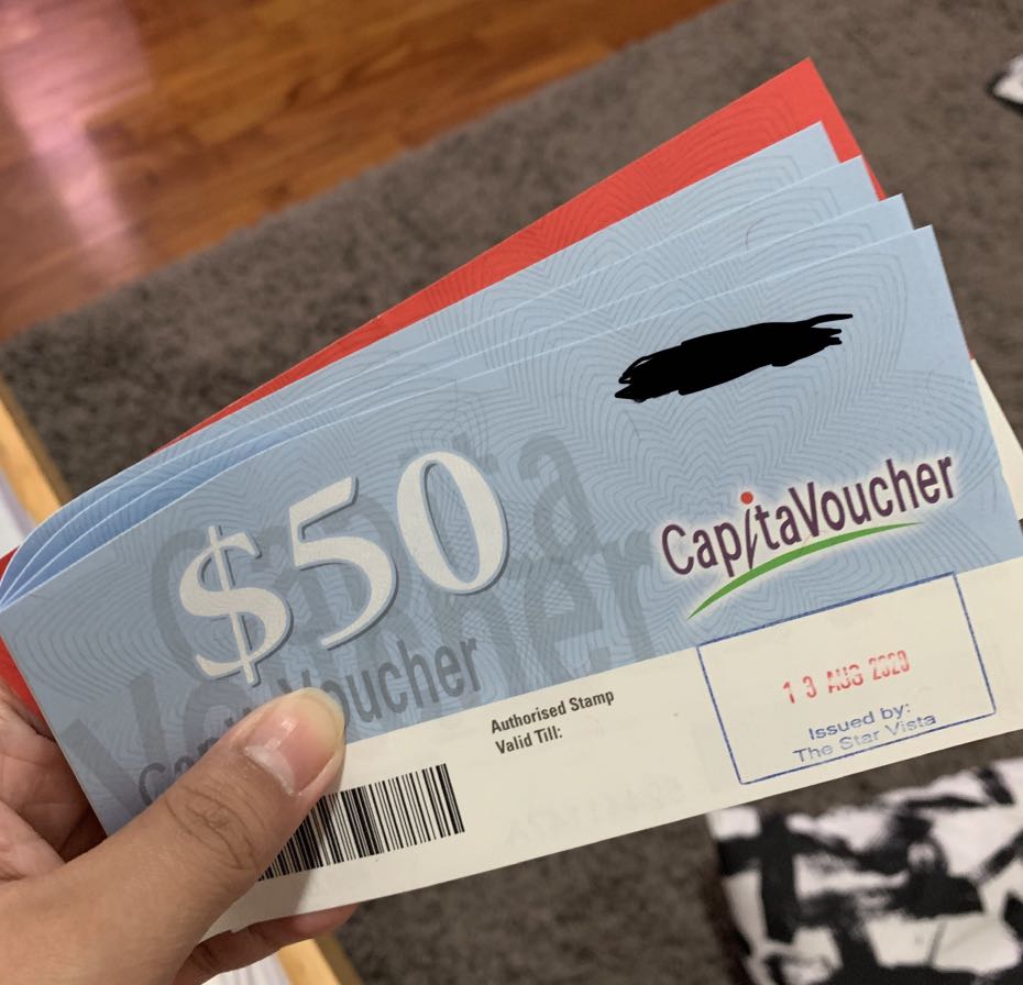 Capitaland Vouchers, Entertainment, Gift Cards & Vouchers on Carousell