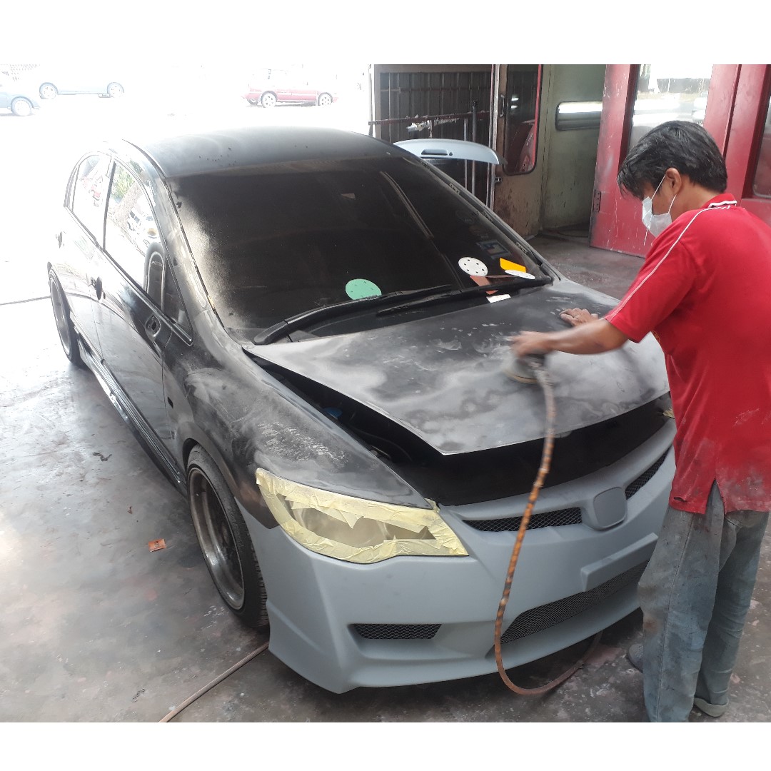 Car Body Spray Paint Whole Body, Car Accessories, Car Workshops ...