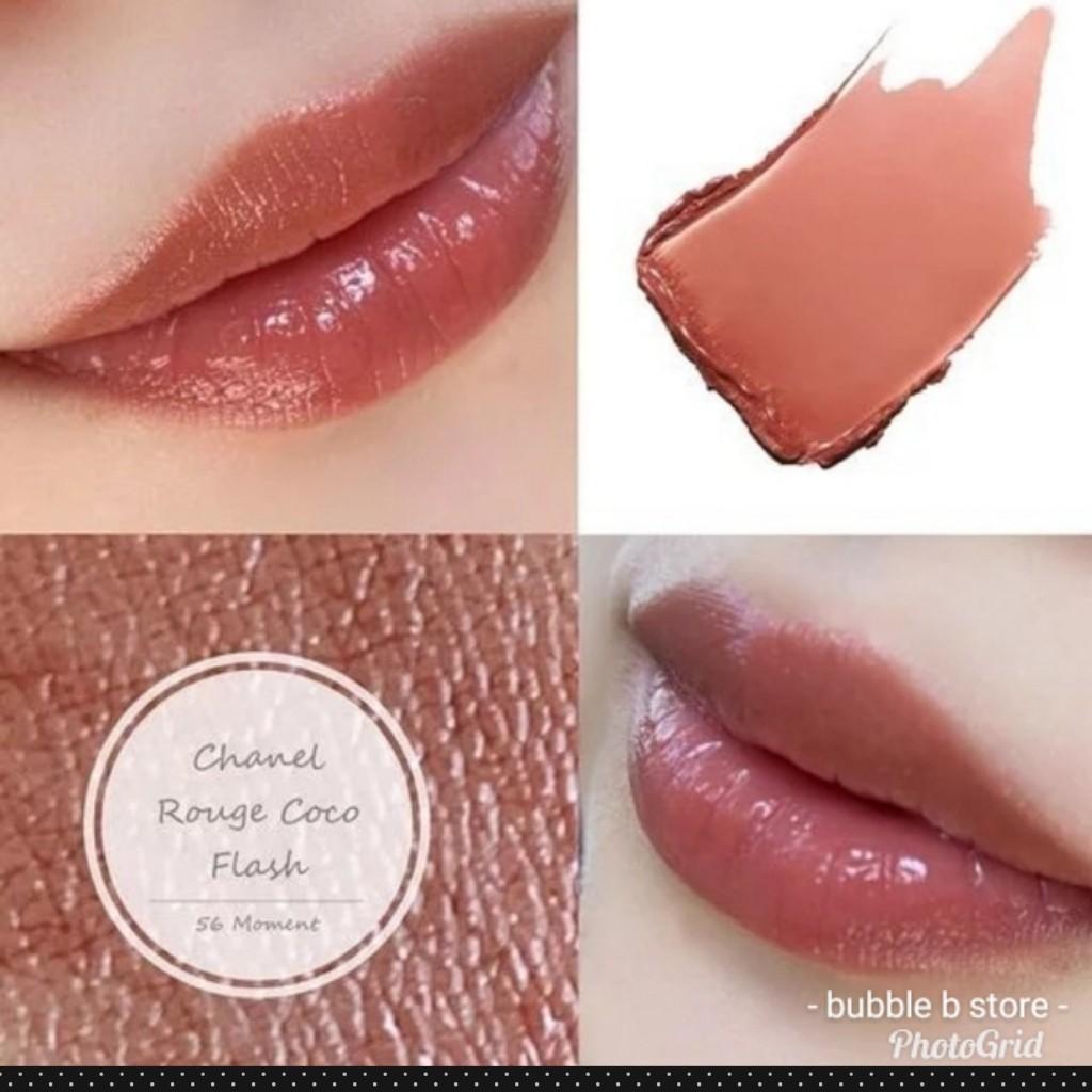 Chanel Rouge Coco Flash Lipstick #56 moment 3g, 美容＆化妝品, 健康及美容 - 皮膚護理 ...