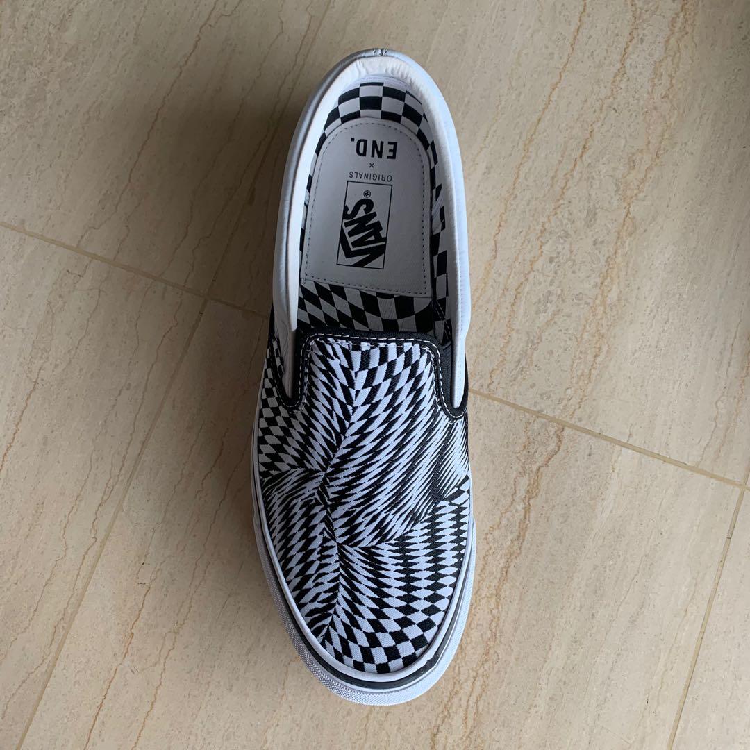 END x Vans OG classic Slip On LX ‘Vertigo’, Men's Fashion, Footwear ...