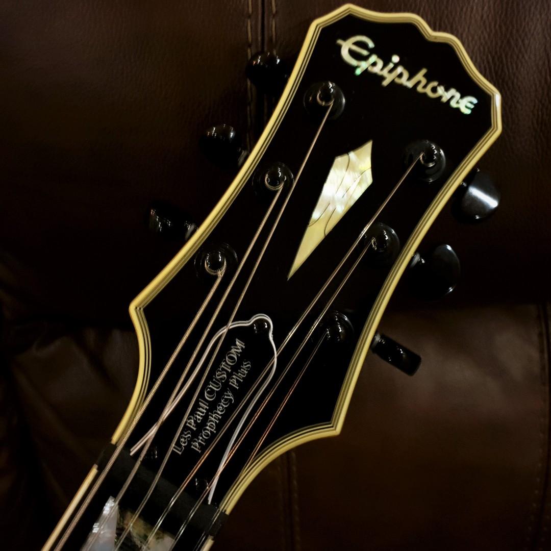 Epiphone Prophecy Les Paul Custom Plus EX, Hobbies & Toys, Music ...