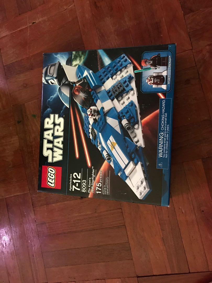 LEGO Star Wars Plo Koon’s Jedi Starfighter 8093, Hobbies & Toys, Toys ...