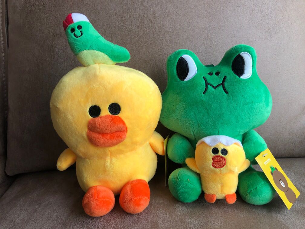 Line Friends: Sally & Leonard Plush (Pair), Hobbies & Toys, Toys ...