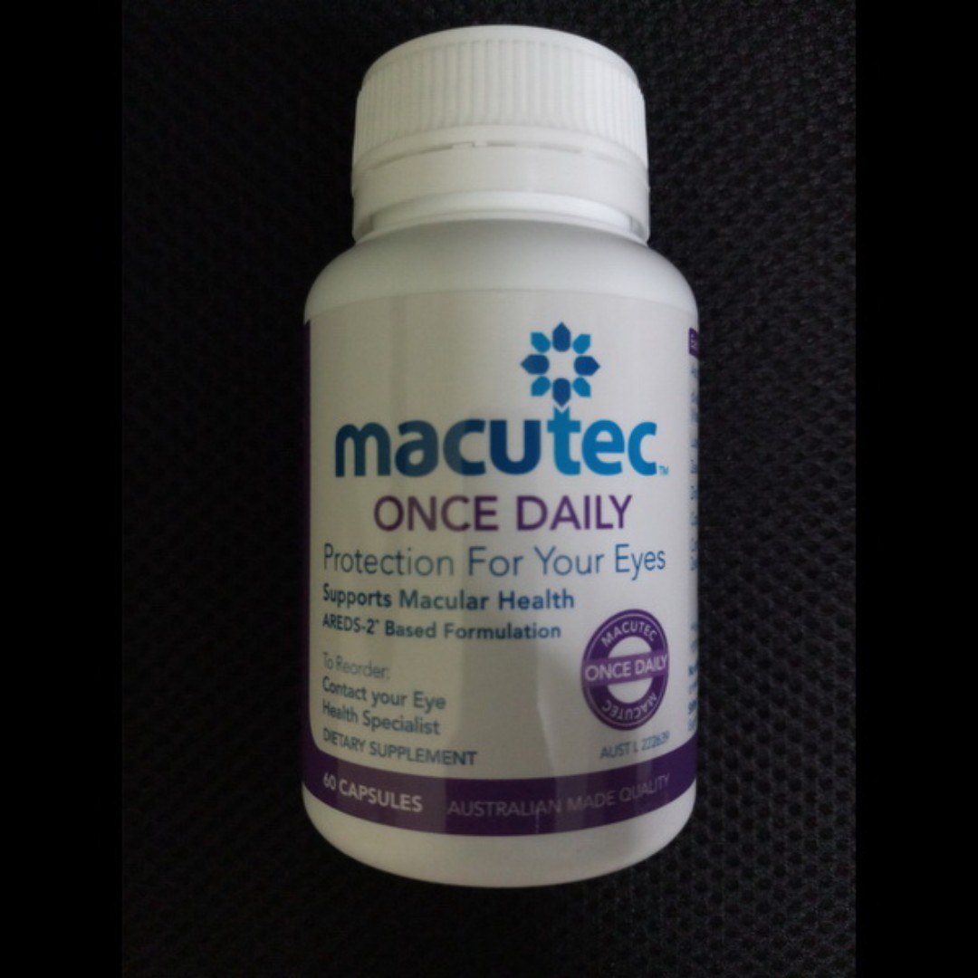Macutec Once Daily (60 Capsules), Health & Nutrition, Health ...