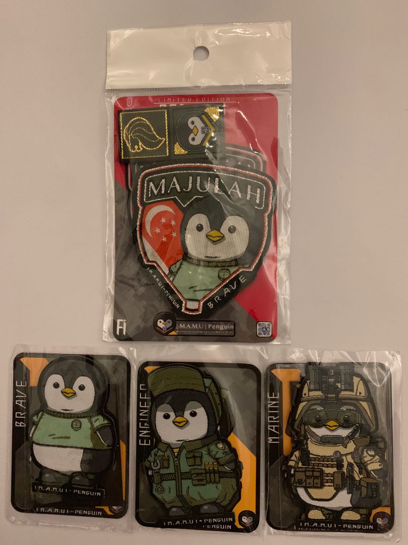 M.A.M.U Penguin Patches Morale Patch, Everything Else on Carousell