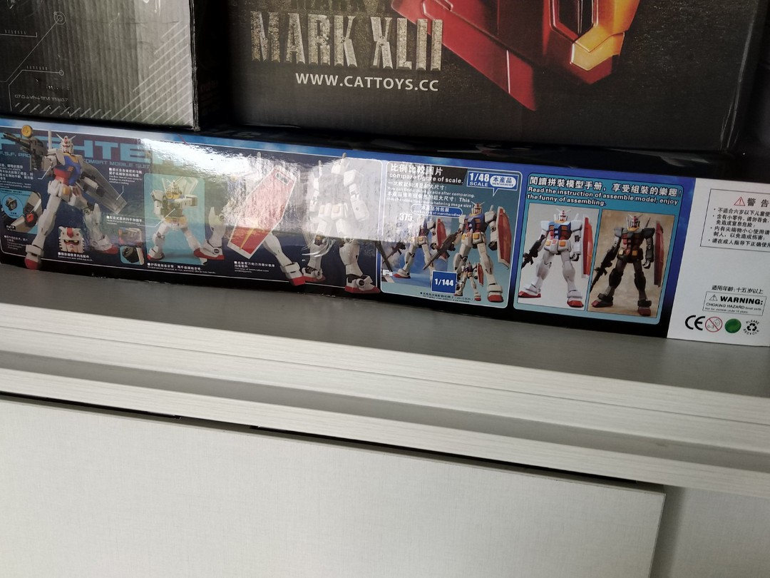 Mega size Gundam rx-78 1/48 not bandai tt hongli daban, Hobbies & Toys ...