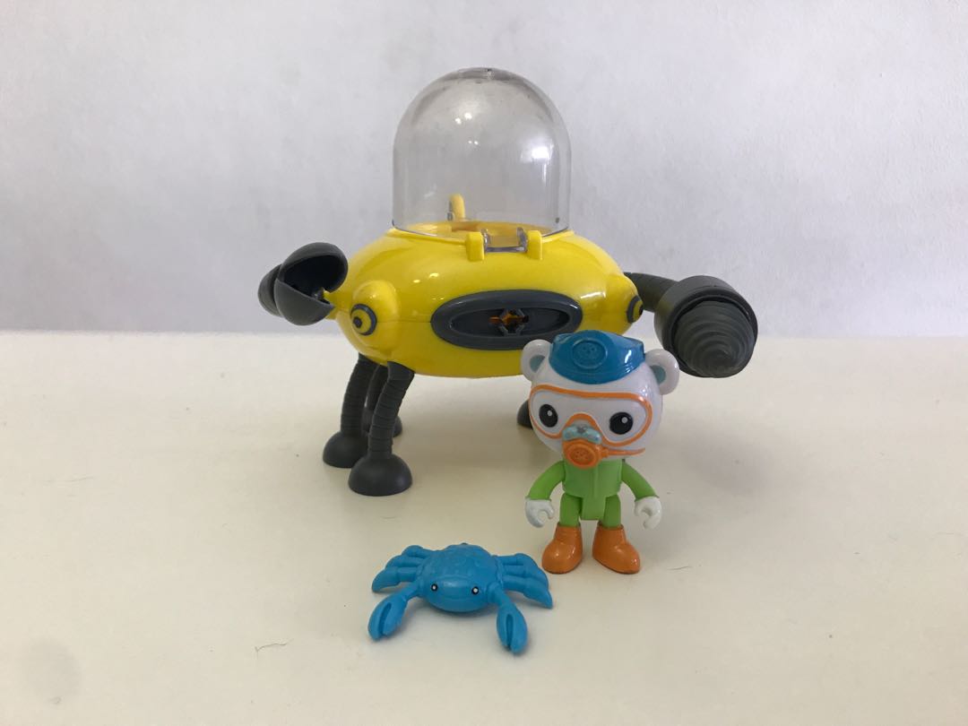 Octonauts Claw and Drill Gup D with Captain Barnacles, Hobbies & Toys ...