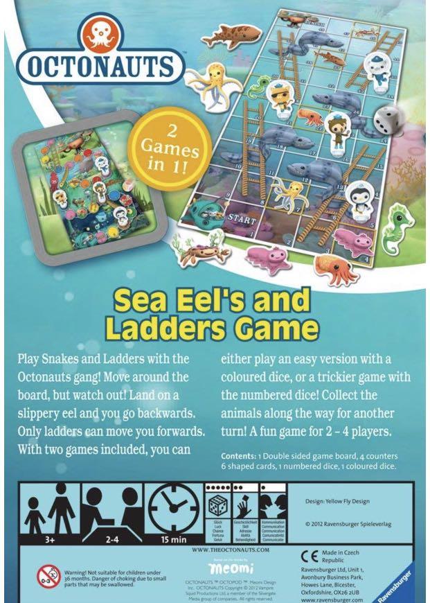Octonauts snake and ladder, Hobbies & Toys, Toys & Games on Carousell