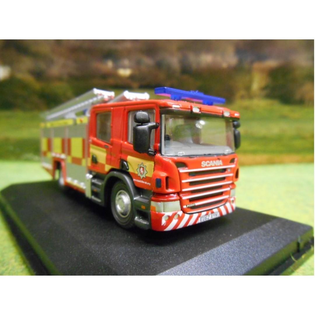Oxford 1/76 Scania P280 (CP28) Pump Ladder Fire Truck, Hobbies & Toys ...