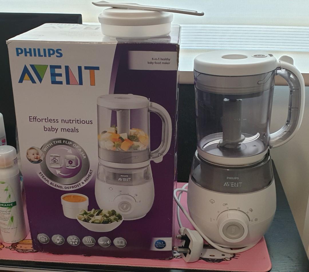 Philips Avent 4 in 1 baby food maker, Babies & Kids, Nursing & Feeding ...