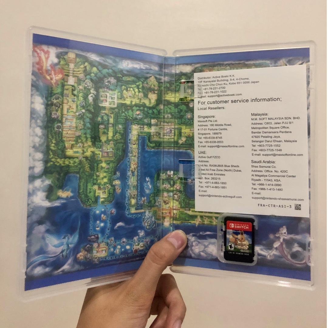Pokemon Let's Go Eevee Nintendo Switch Game, Video Gaming, Video Games ...