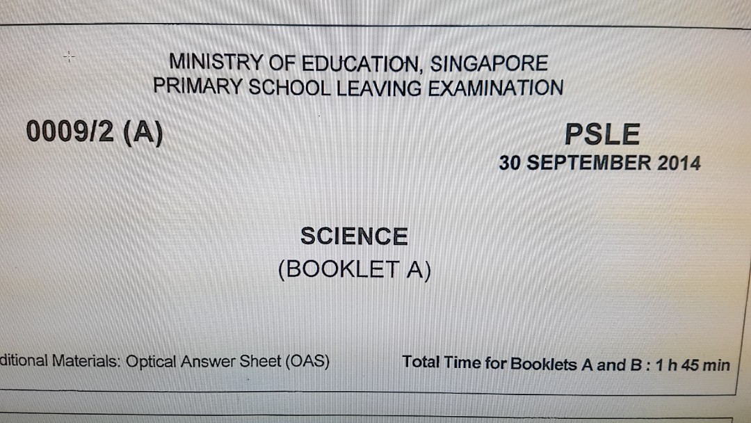 PSLE Science past year papers 2012-2017, Everything Else on Carousell