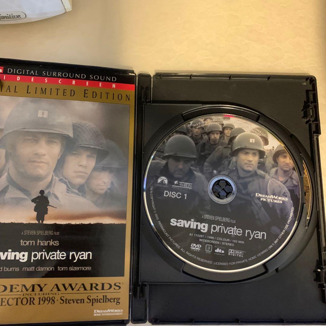 Saving Private Ryan (2 DVD Movies), Hobbies & Toys, Music & Media, CDs ...