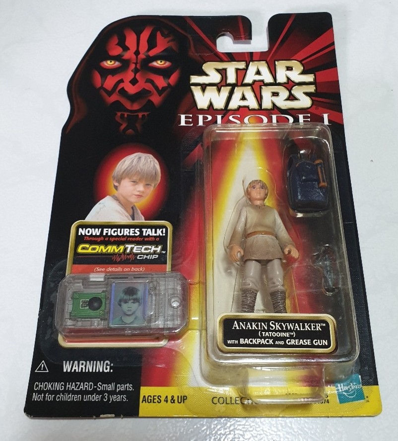 Star Wars Episode 1 ANAKIN SKYWALKER Tatooine Figure w/Backpack ...