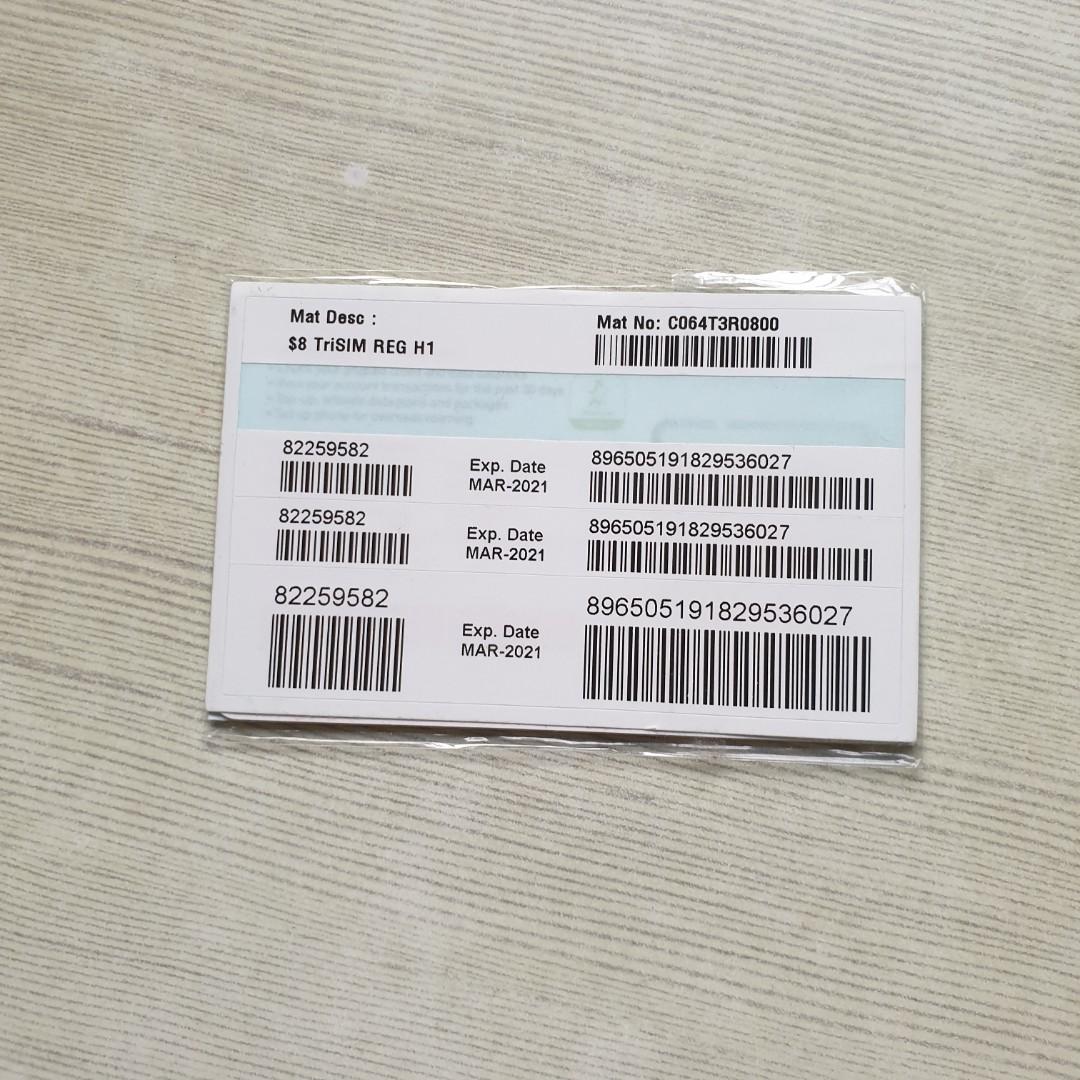 StarHub Happy 4G Prepaid Sim Card, Mobile Phones & Gadgets, Mobile ...