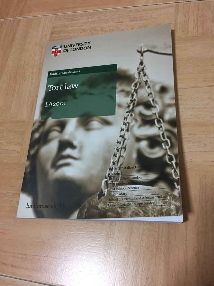 Tort Law Module Guide, Hobbies & Toys, Books & Magazines, Assessment ... Tort Law Module Guide, Hobbies & Toys, Books & Magazines, Assessment ...