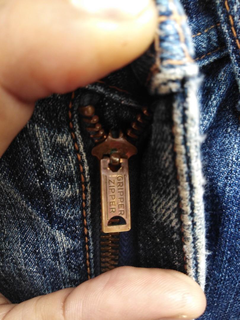 Vtg lee gripper zipper jeans, Men's Fashion, Bottoms, Jeans on Carousell