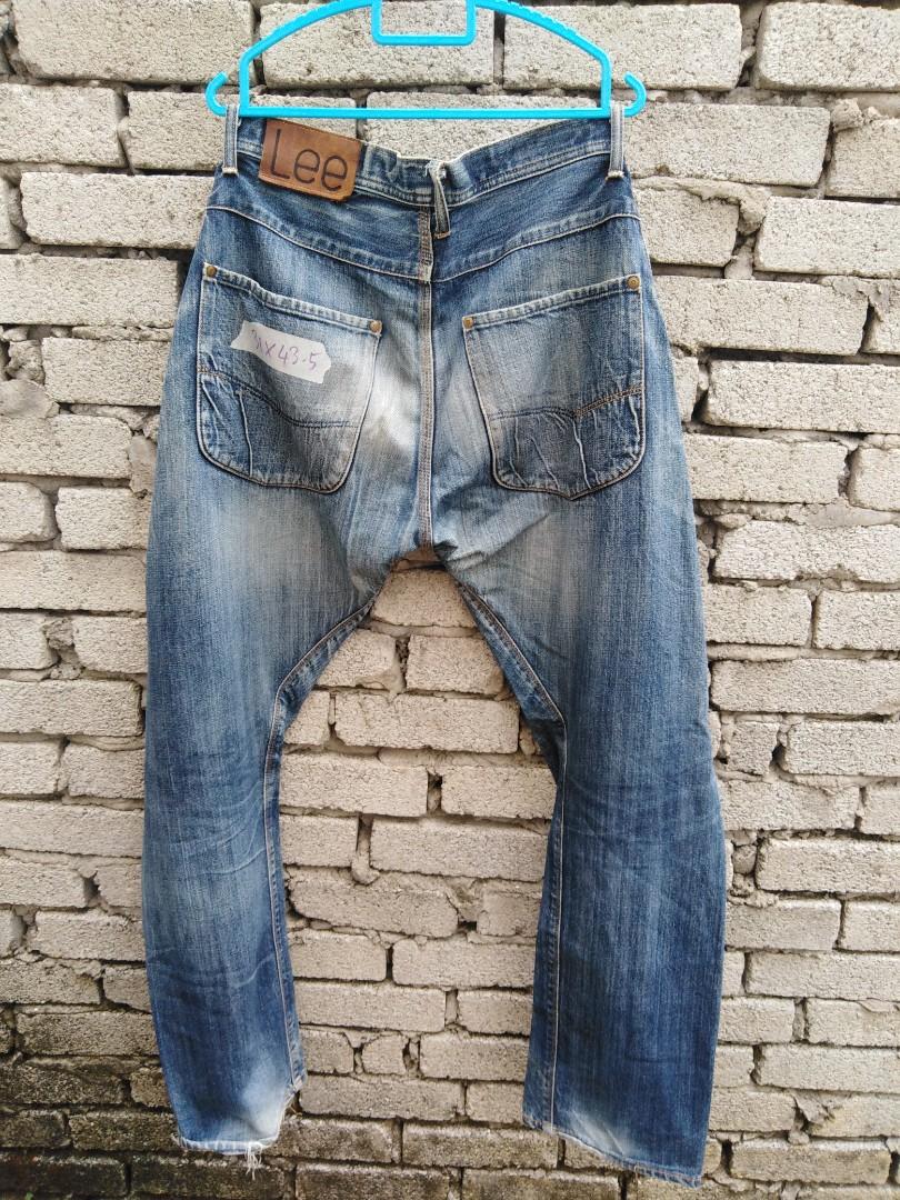 Vtg lee gripper zipper jeans, Men's Fashion, Bottoms, Jeans on Carousell