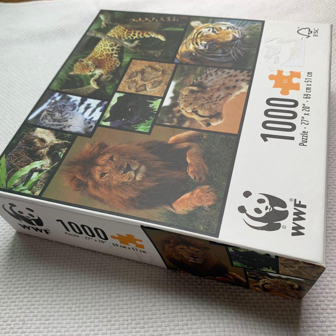 WWF Snow Leopard 1000 pcs Jigsaw Puzzle NEW, Hobbies & Toys, Toys ...