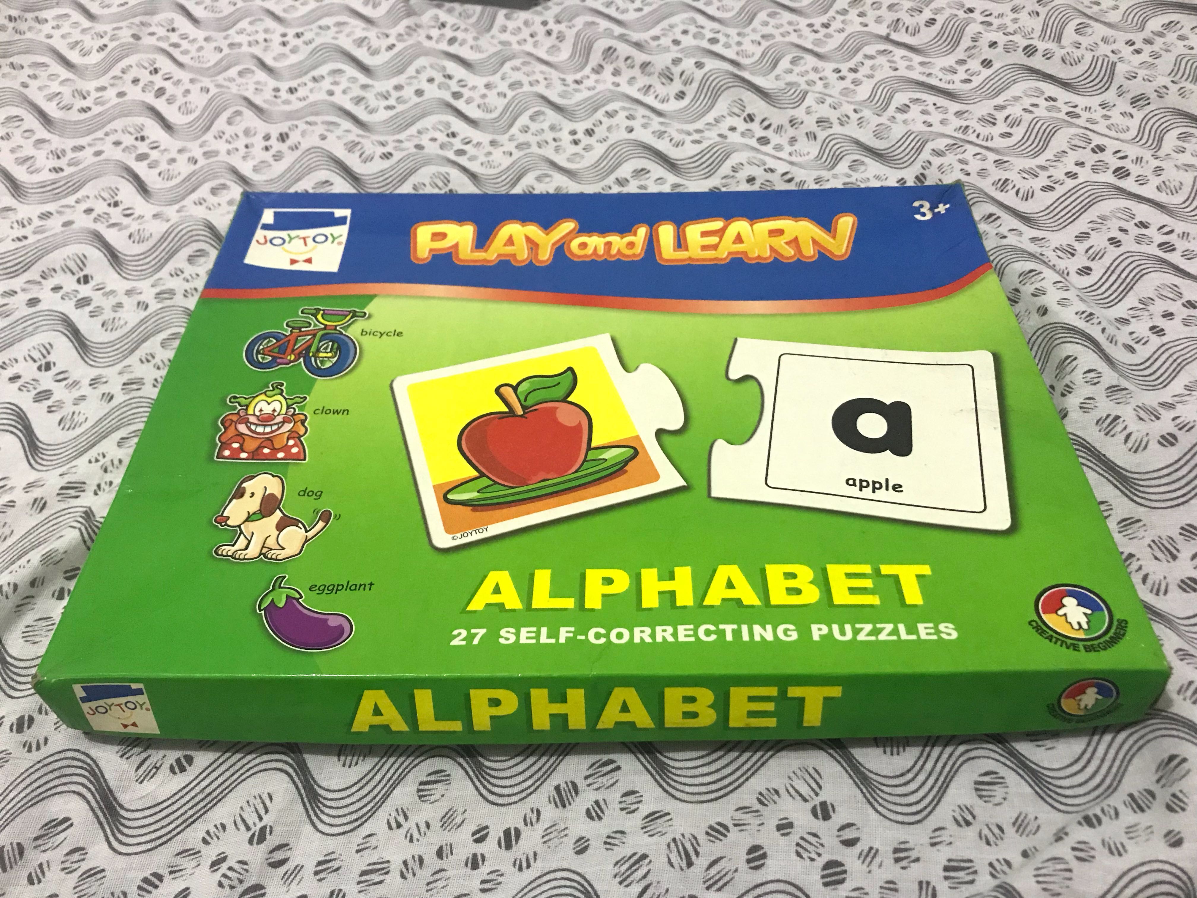 27 Self-Correcting Alphabet Puzzles, Babies & Kids, Infant Playtime on ...