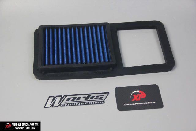 AIR FILTER WORKS ENGINEERING PERODUA AXIA 1.0 2014 - 2017, Auto ...