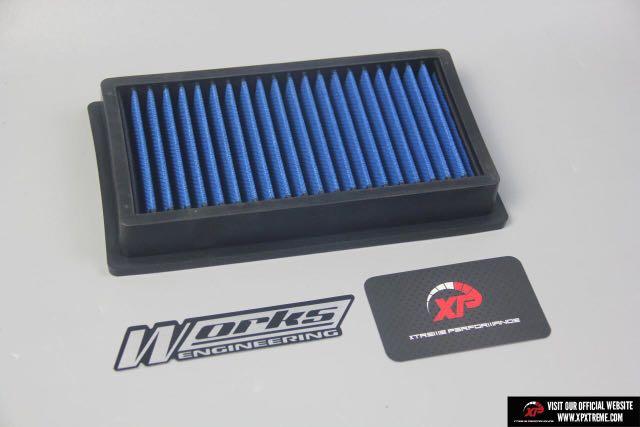 AIR FILTER WORKS ENGINEERING PERODUA BEZZA 1.3 DUAL VVTI 16-PRESENT ...