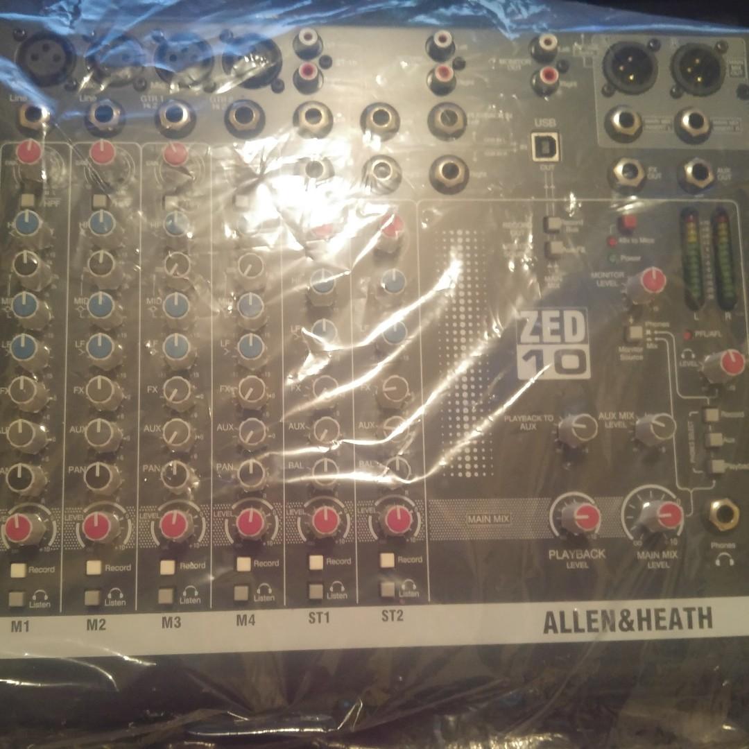 Allen & Heath ZED10, Hobbies & Toys, Music & Media, CDs & DVDs on Carousell