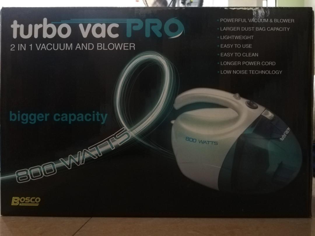 Bosco Turbo Vac Pro, Furniture & Home Living, Cleaning & Homecare ...