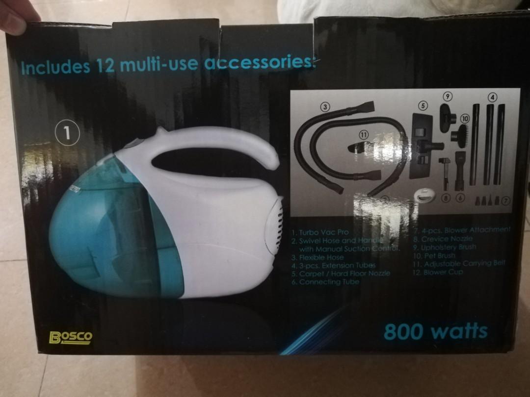 Bosco Turbo Vac Pro, Furniture & Home Living, Cleaning & Homecare ...