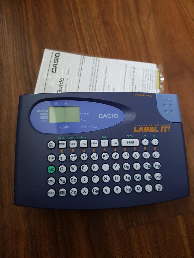 Casio Label Printer, Computers & Tech, Printers, Scanners & Copiers on ...