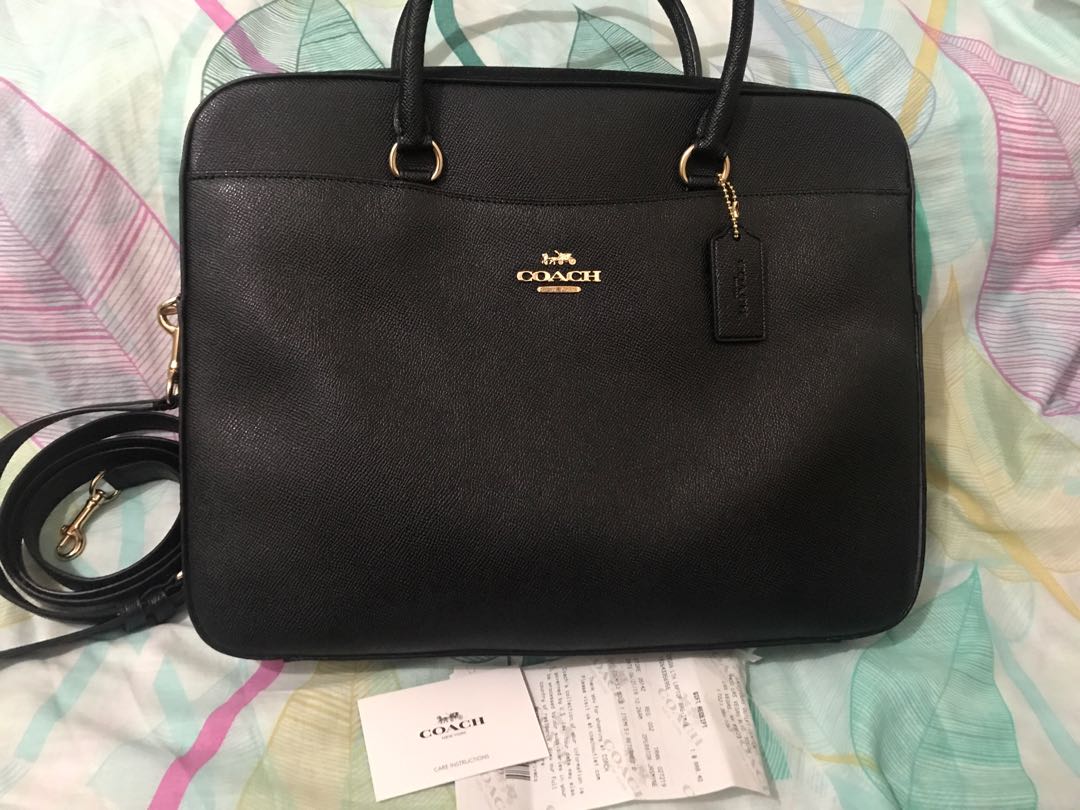 Coach Laptop Bag, Luxury, Bags & Wallets on Carousell